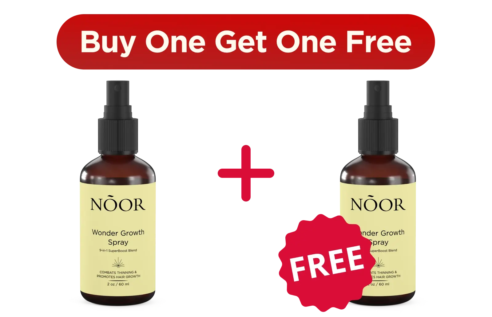 Wonder Growth Spray Buy One Get One FREE – Noor Hair